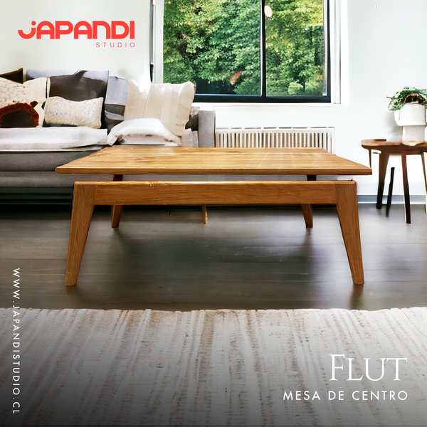 Mesa Centro Flut - Mueble hecho a Medida - Japandi Studio