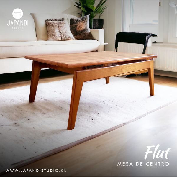 Mesa Centro Flut - Japandi Studio