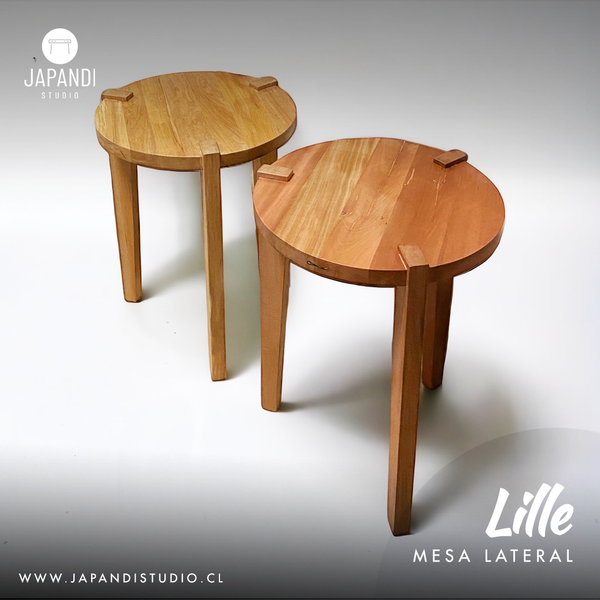 Mesa Lateral Lille - Japandi Studio